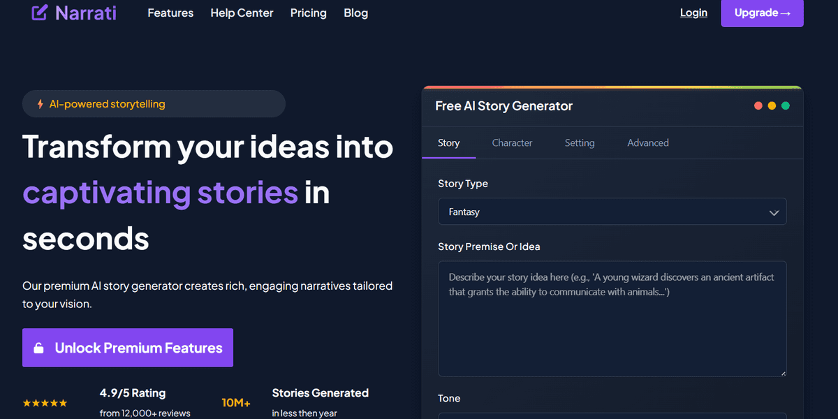 Best AI Story Generators 2025: Top 10 Tools to Create Amazing Stories